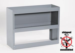 low profile shelving for mini vans